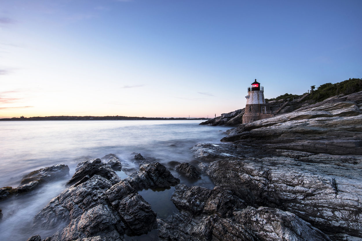 G97 - Beavertail Lighthouse at Sunrise - Onne van der Wal
